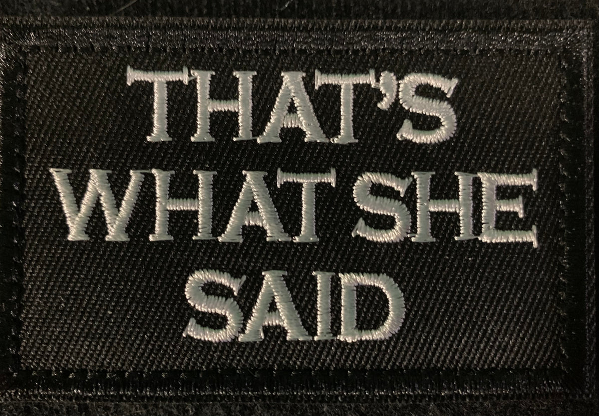 Patch Velcro – Hackett Equipment